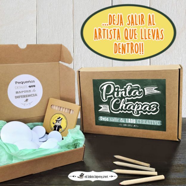 Pinta tus propias chapas sin necesidad de tener una máquina